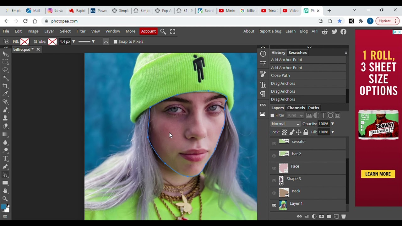 Quick Start - Vector Portrait in Photopea - YouTube