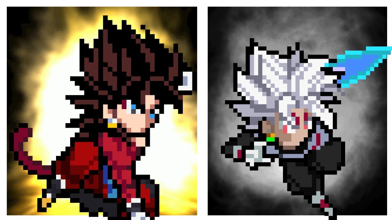 [sprite animation]Xeno Vegito vs Baby Vegito Black part 1 - YouTube