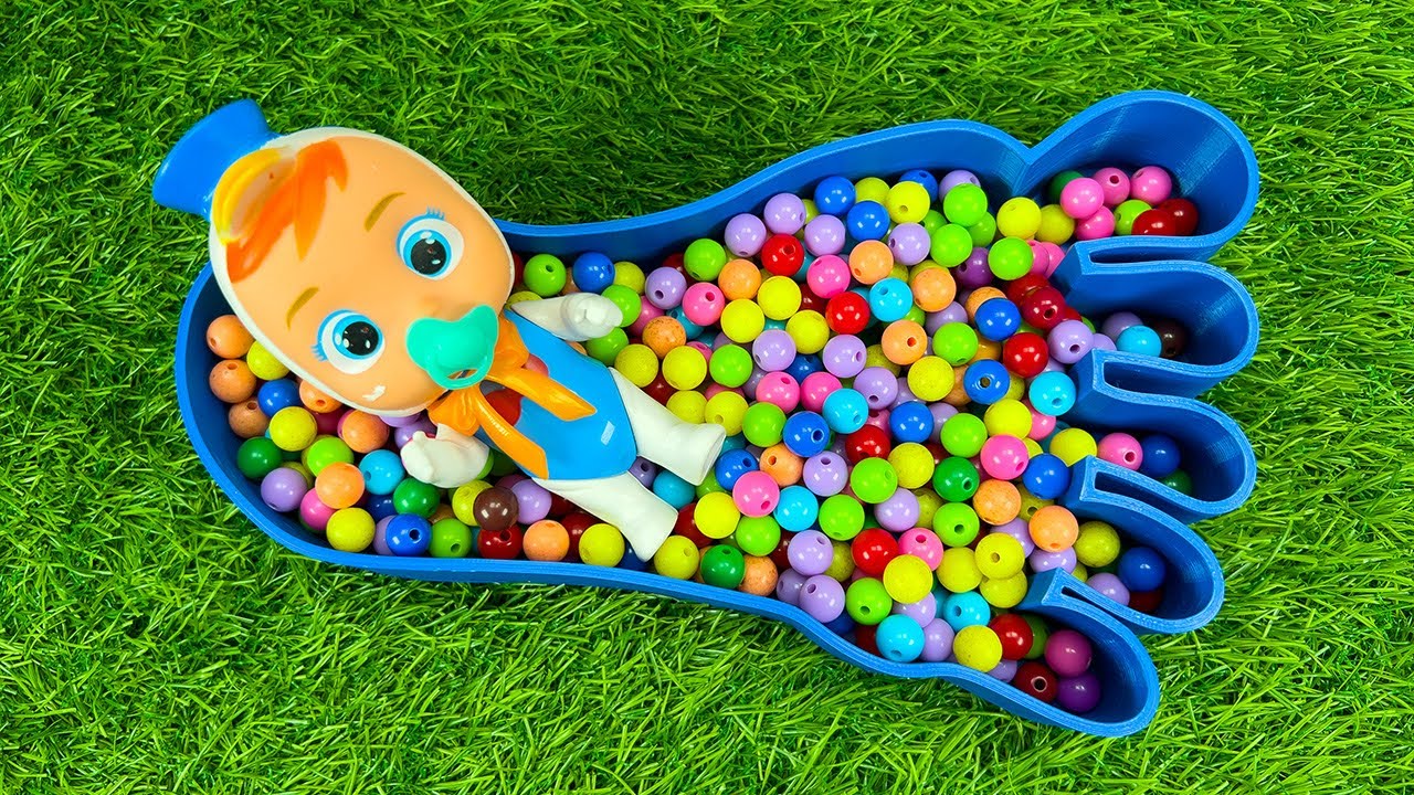 Celestial Drops ASMR 🌠 Beads Falling Like Cosmic Rain - YouTube