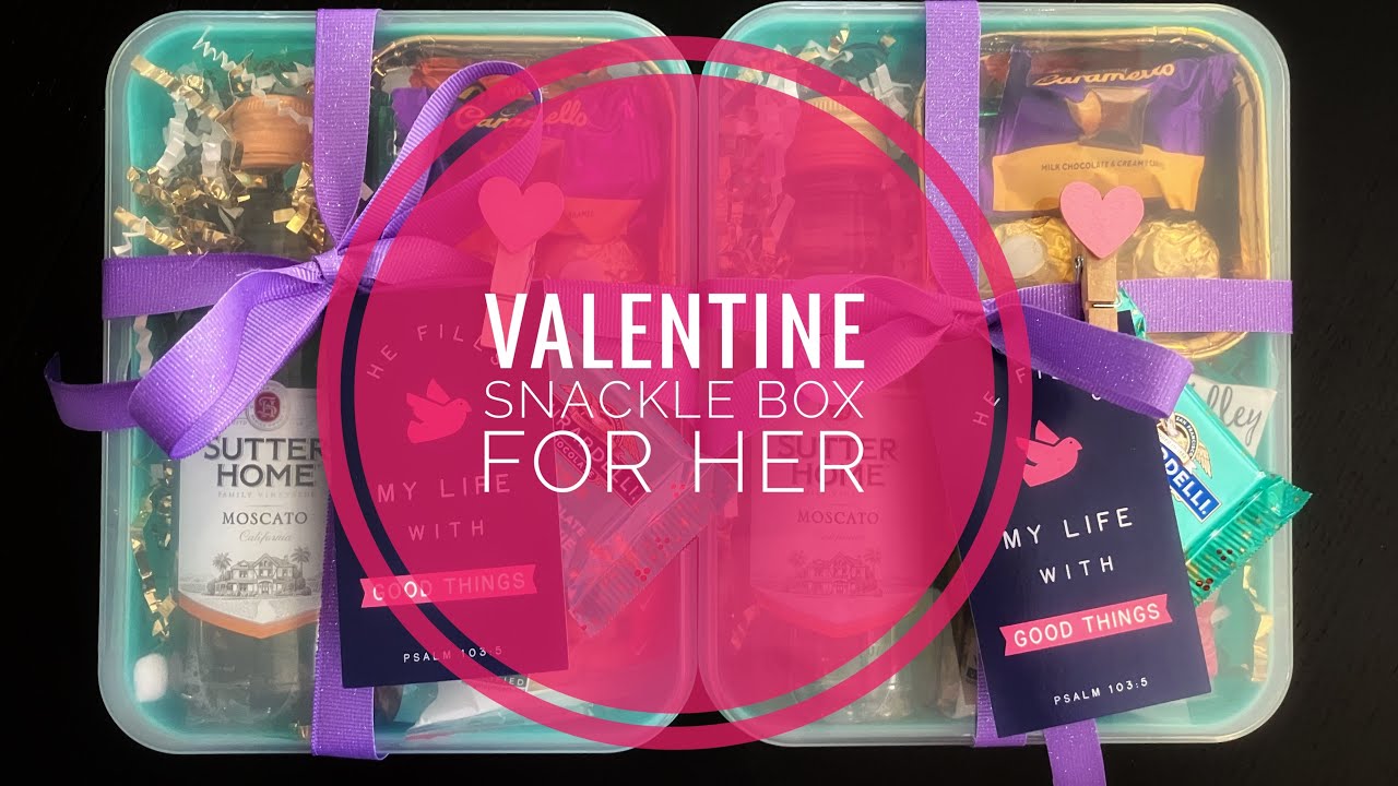 💗 Valentine Snackle Box for Her 💗 #snacklebox #valentinegift #gift ...