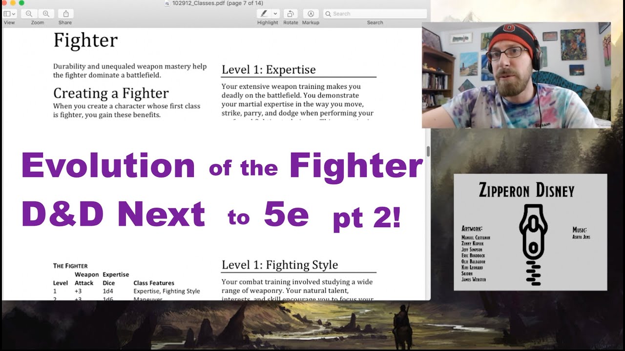 (Pt. 2) Evolution of the Fighter: DnD Next to 5e - YouTube