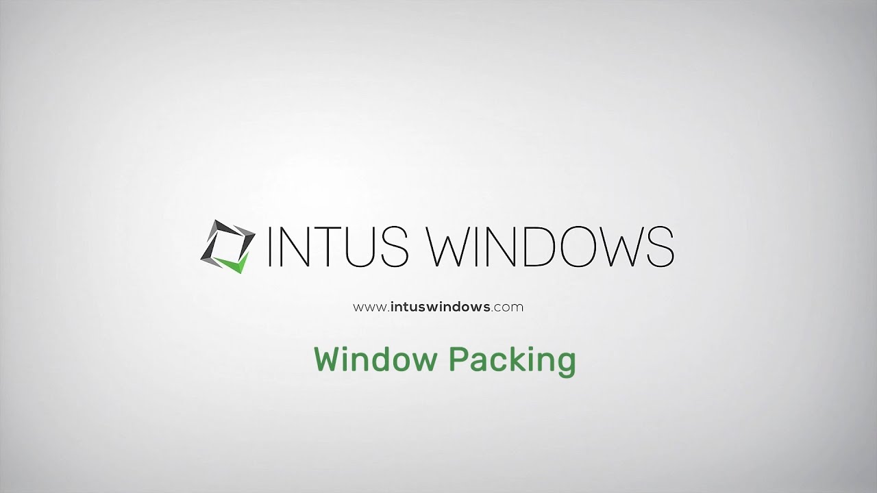 INTUS windows packing - YouTube