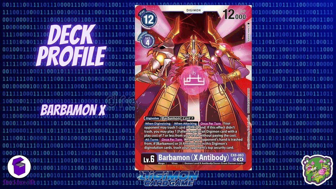 Deck profile Barbamon X | EX8 - YouTube