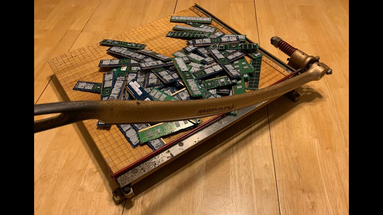 Improved RAM Finger Removal for Gold Recovery - YouTube