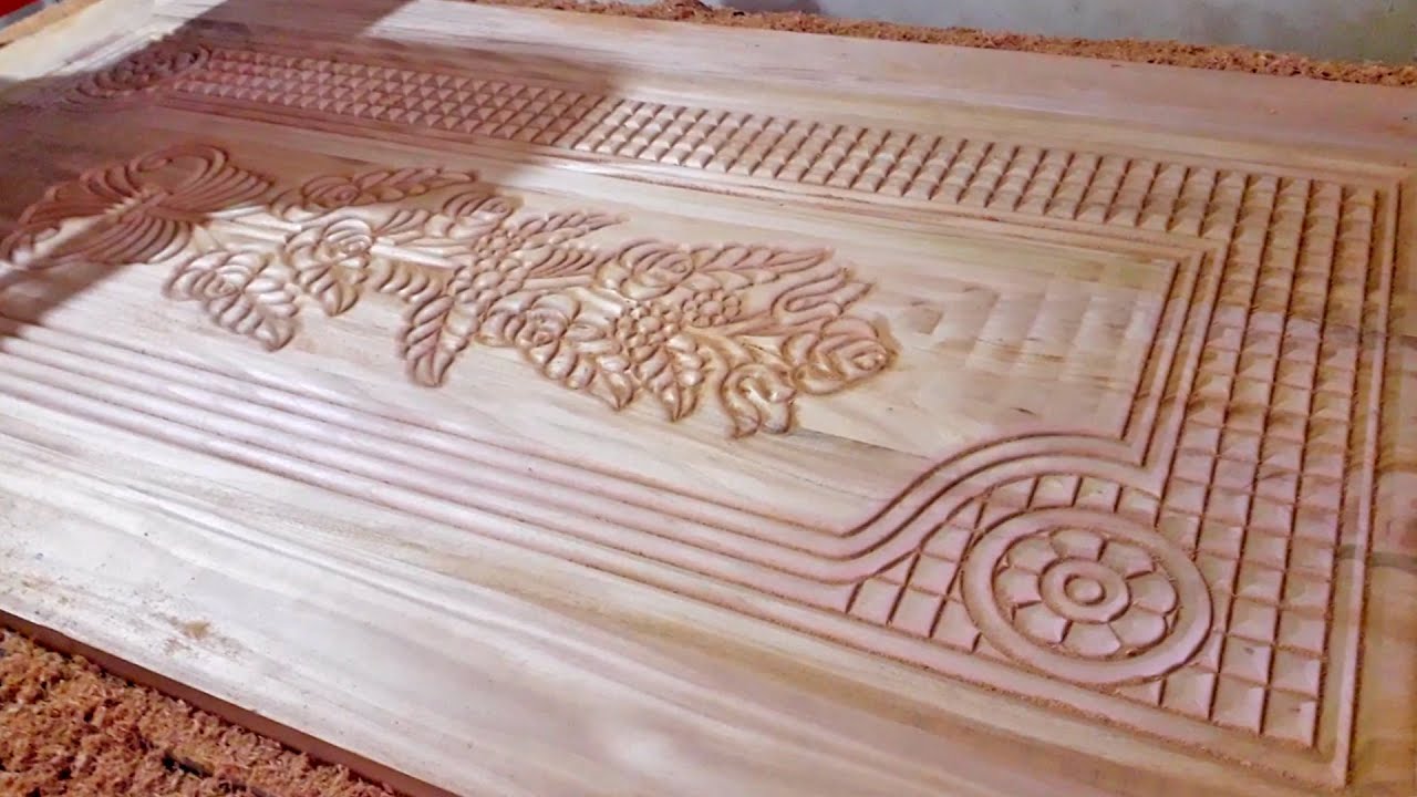 Royal Wooden Door Designing for Home Decoration || Main Door Design ...