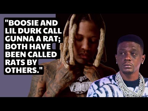 "Boosie and Lil Durk calls Gunna a RAT; both have been called RATS by ...