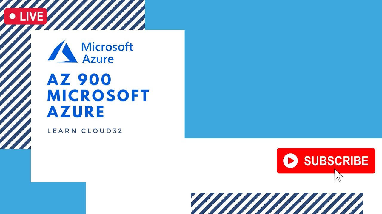 AZ-900 Microsoft Azure Free Training Day - 3 | Learn Cloud 32 - YouTube