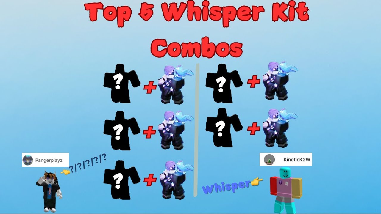 Top 5 BEST Whisper kit combos in Duels - YouTube