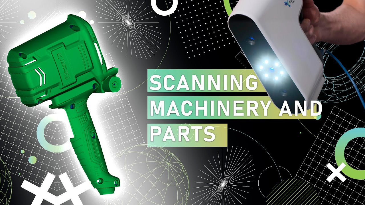 Scanning machinery and parts with Calibry Mini 3D-scanner - YouTube