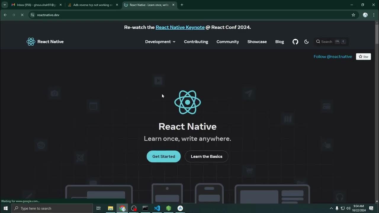 React Native Application Development | Batch 1 | React Native CLI Class 9 - YouTube