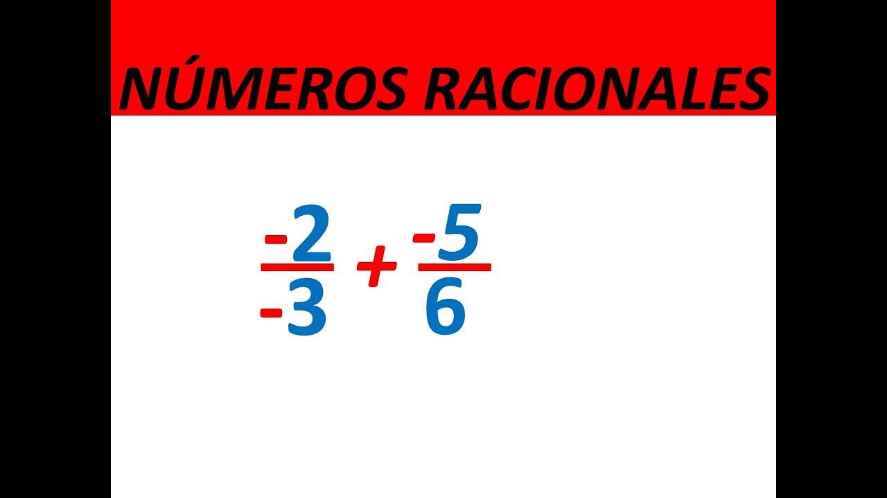 Números racionales ejercicios, suma y resta de números racionales CASO ...