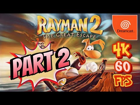 Rayman 2: The Great Escape I Gameplay Part 2 I ReDream Dreamcast ...