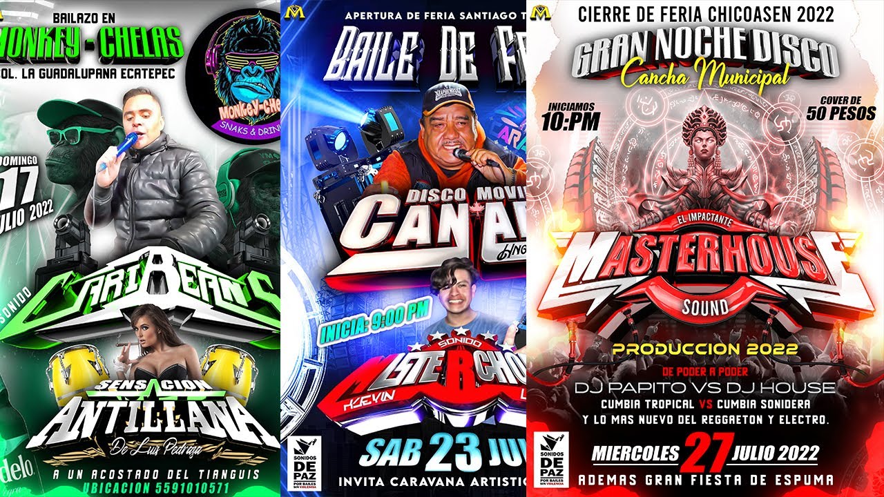 Psd Editables Sonideros Para Photoshop X GRAPHIC MUSIC - YouTube