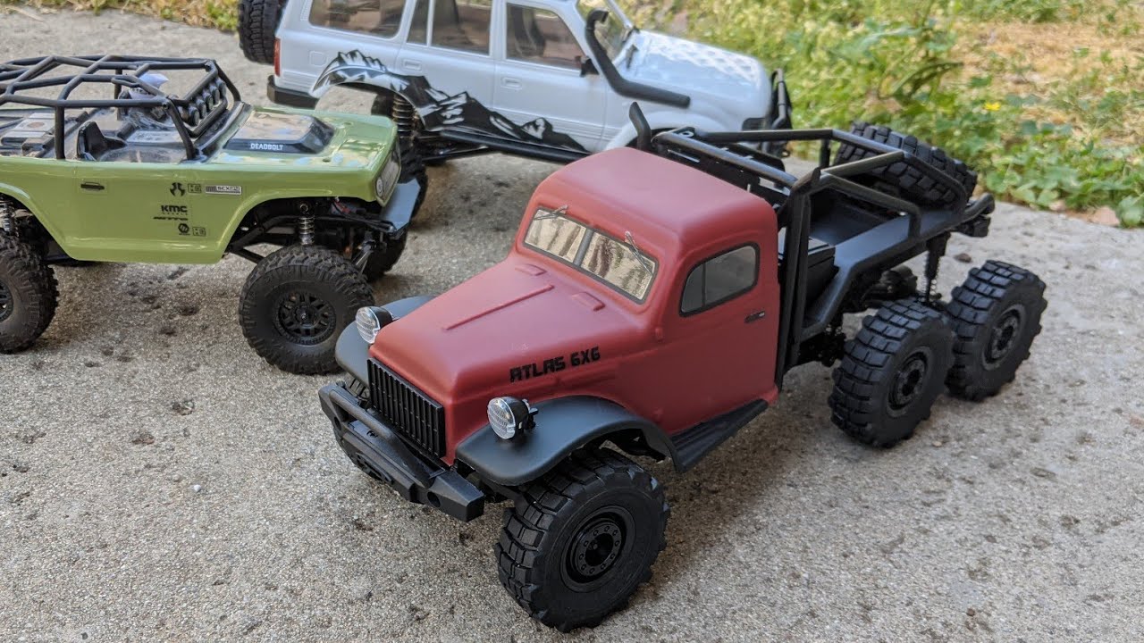 LMS Atlas 6x6 Unboxing - 1/18 Power Wagon 6 Wheel RC Crawler! - YouTube