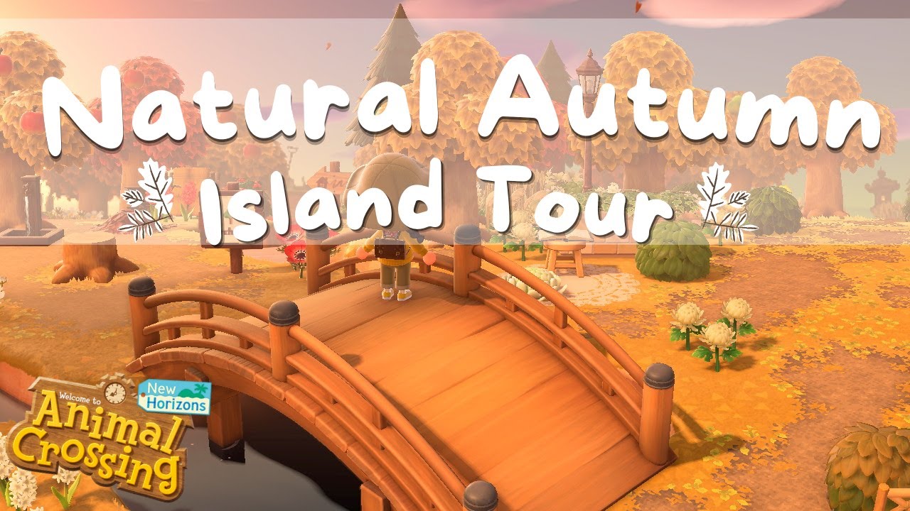 NATURAL COZY AUTUMN FALL ISLAND TOUR | ACNH ISLAND TOUR | ANIMAL ...