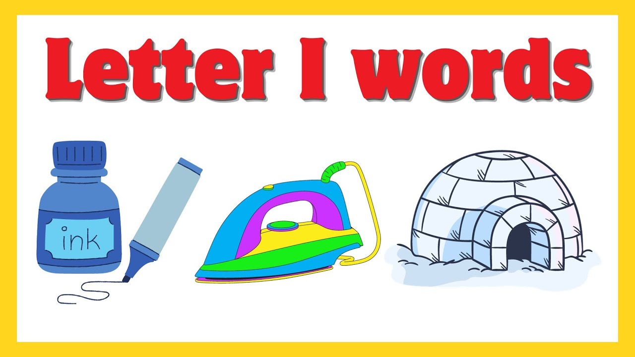 I letter words || Words that start with letter I || #abcd - YouTube