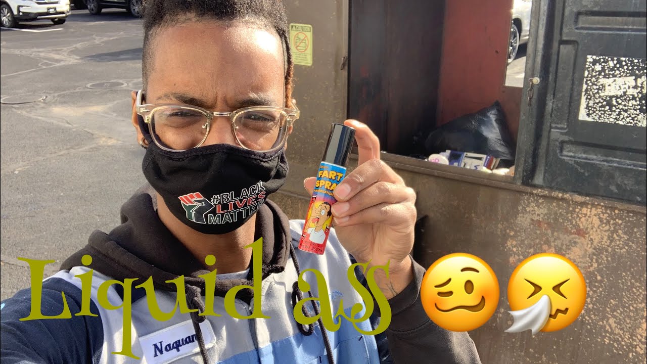 Liquid fart spray prank on coworkers - YouTube