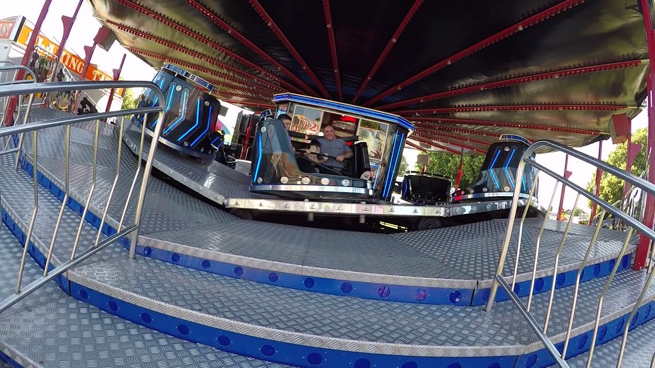 James Cole's XLR8 Waltzer Off Ride at Worthing Fun Fair 2019 - YouTube