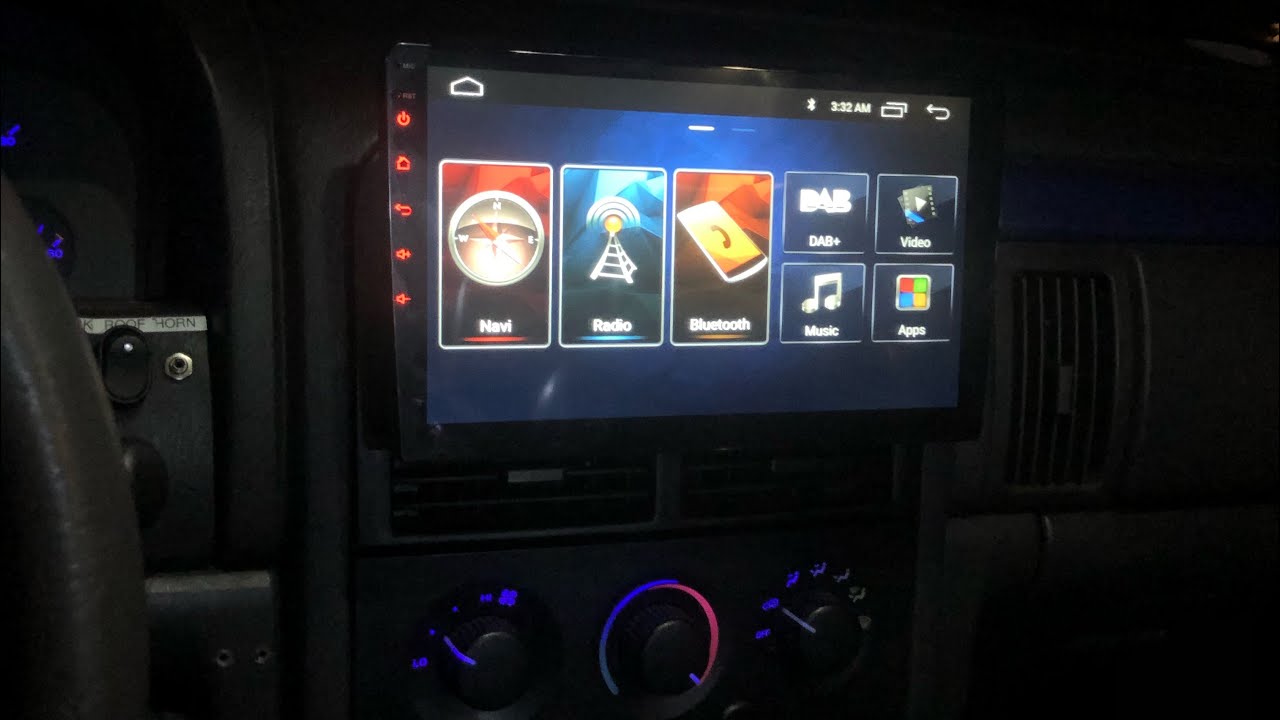 Android tablet for car head unit - YouTube