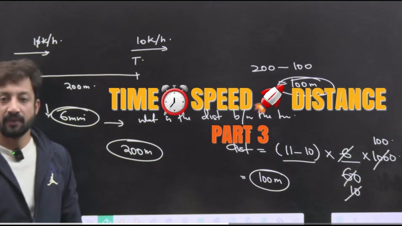 TIME SPEED DISTANCE [PART 3[ BY SYED MUJTABA - YouTube