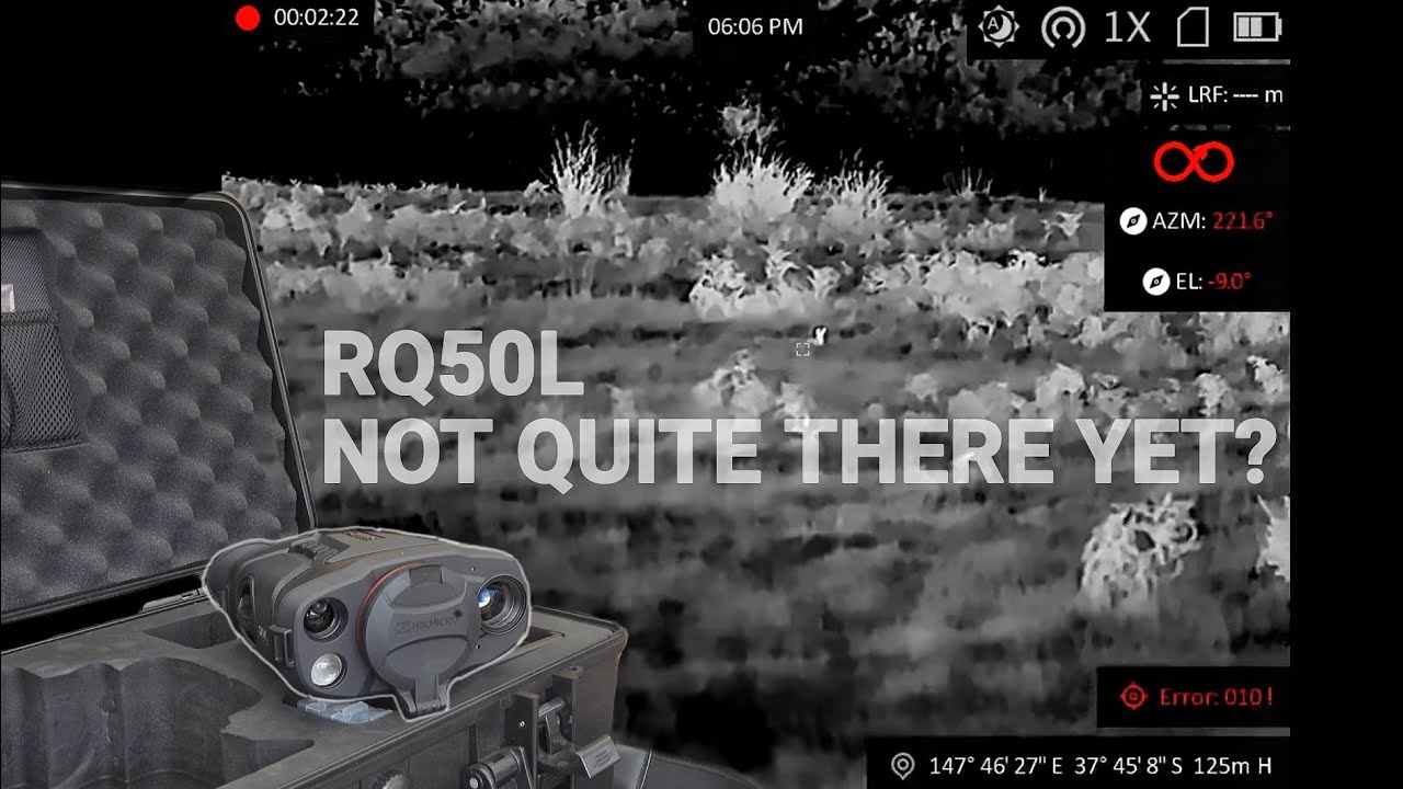 Hikmicro RQ50L Raptor Thermal Binocular First Impressions & Field ...