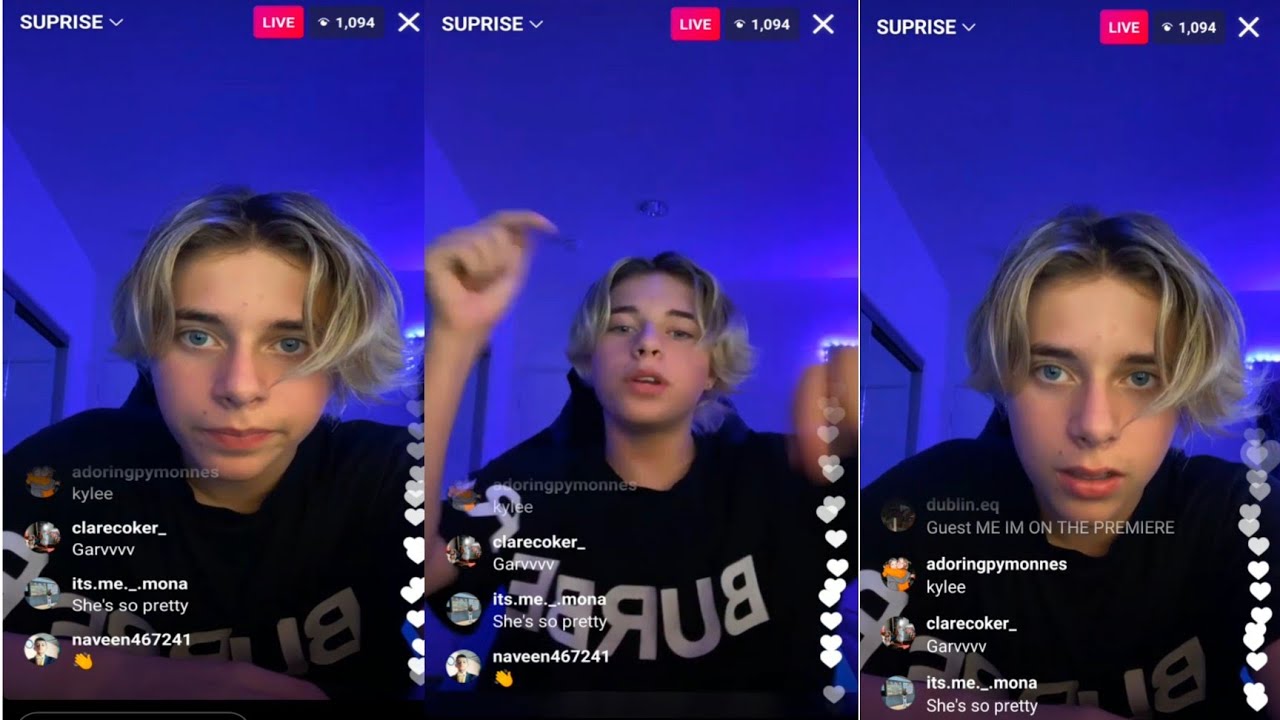 GAVIN MAGNUS INSTAGRAM LIVE (SURPRISE) AUGUST 20, 2021 - YouTube