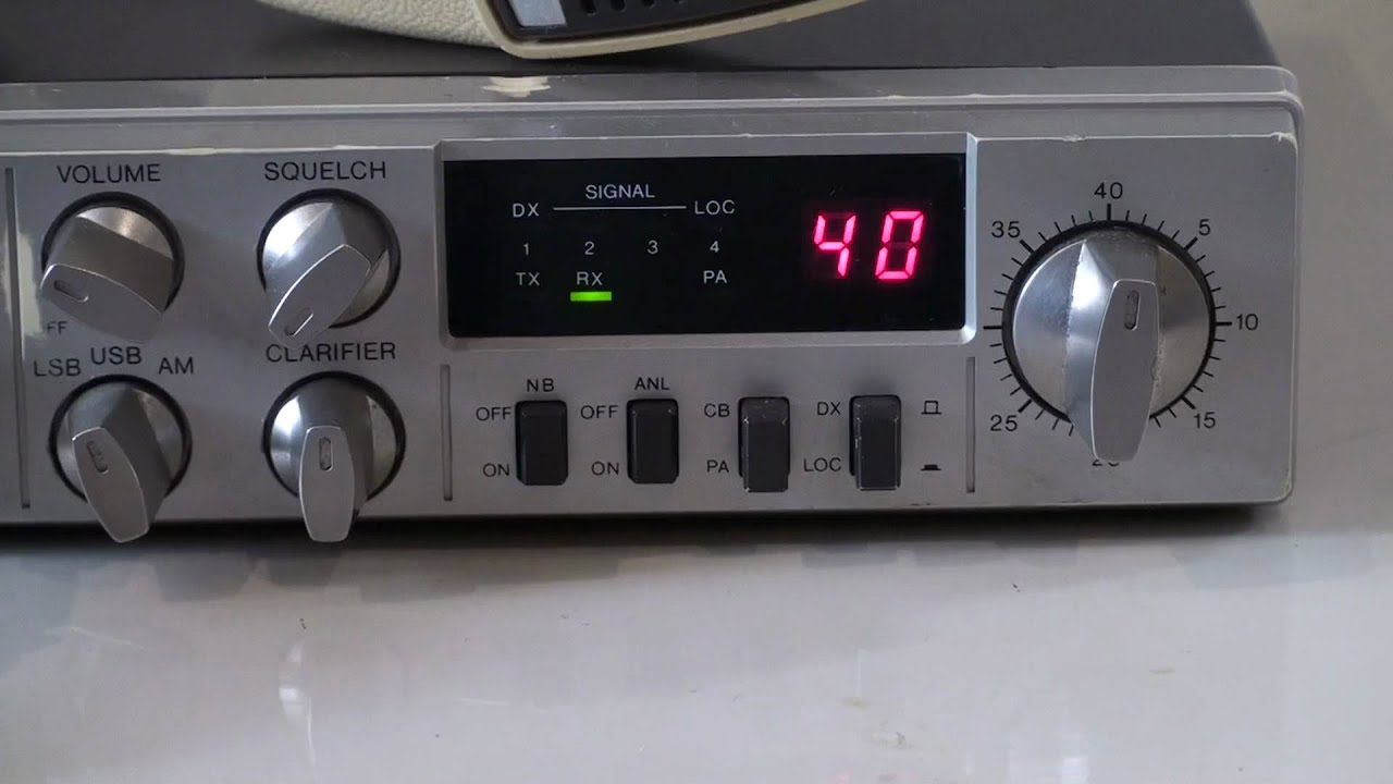 GME ELECTROPHONE AM/SSB TRANSCEIVER MODEL TX560 - YouTube