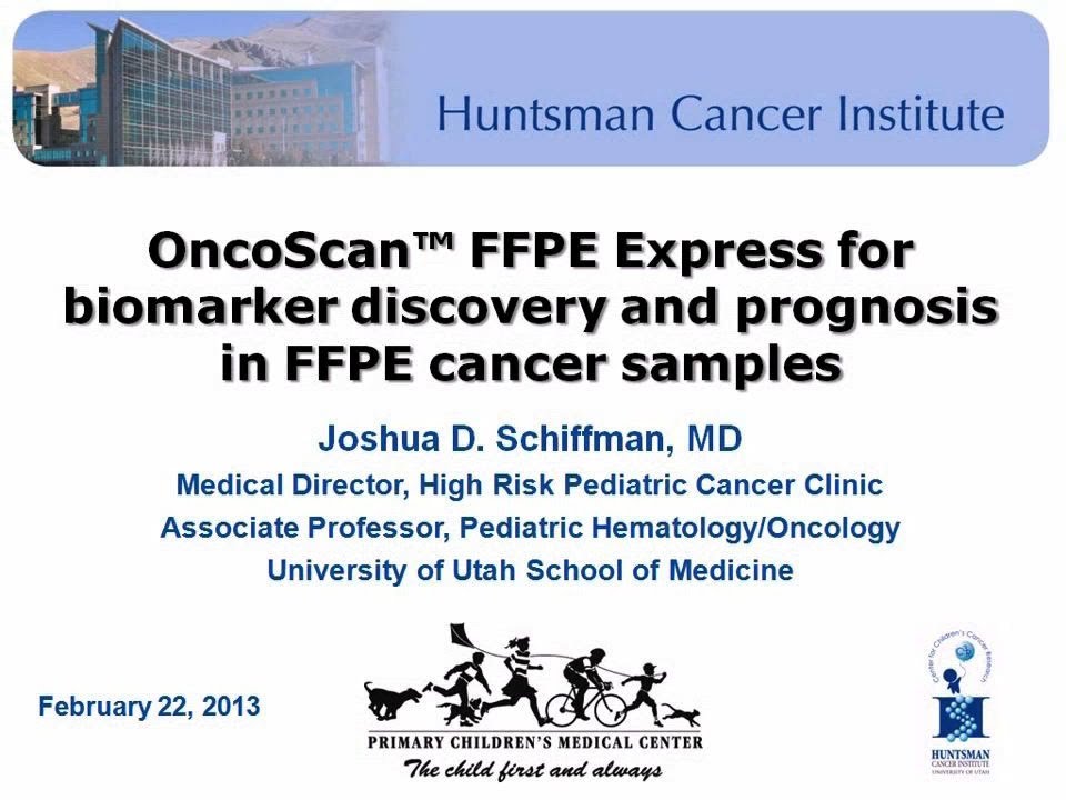 OncoScan™ FFPE Express for biomarker discovery and prognosis in FFPE ...