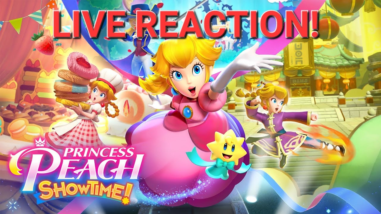 Princess Peach Showtime! - LIVE REACTION - Nintendo Direct - YouTube