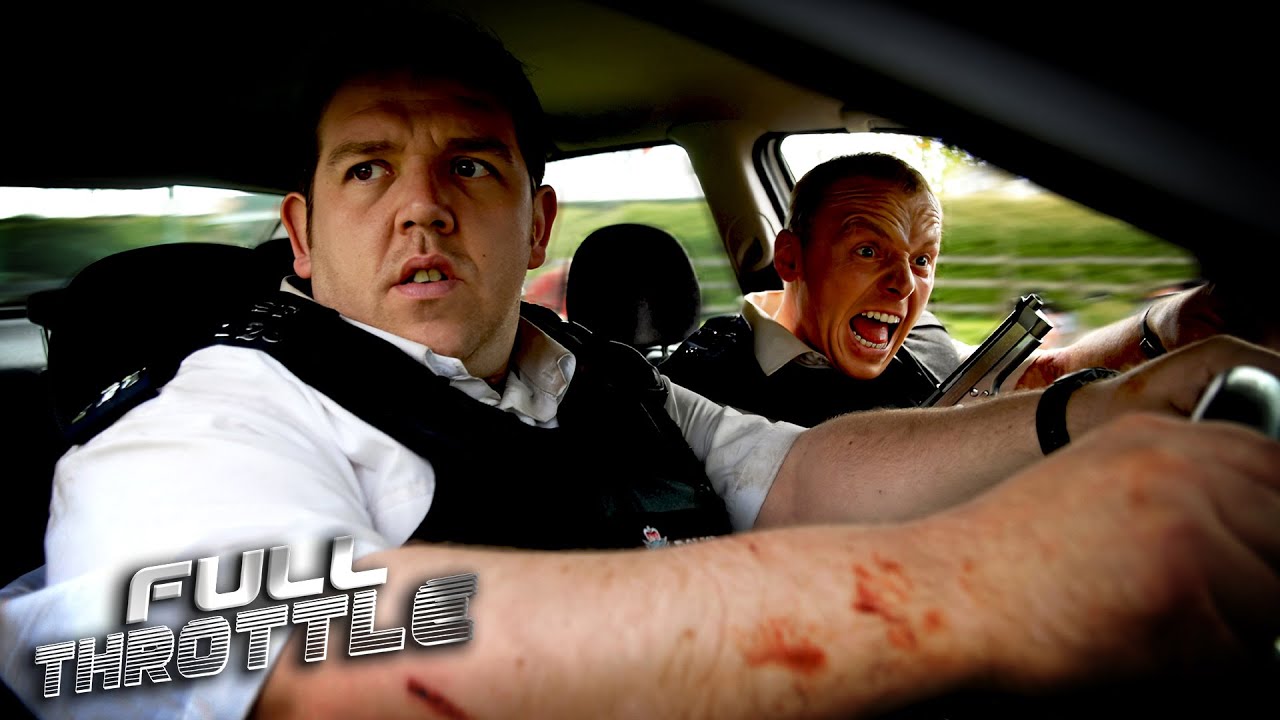 Countryside Car Chase (Hot Fuzz Final Chase Scene) | Full Throttle ...