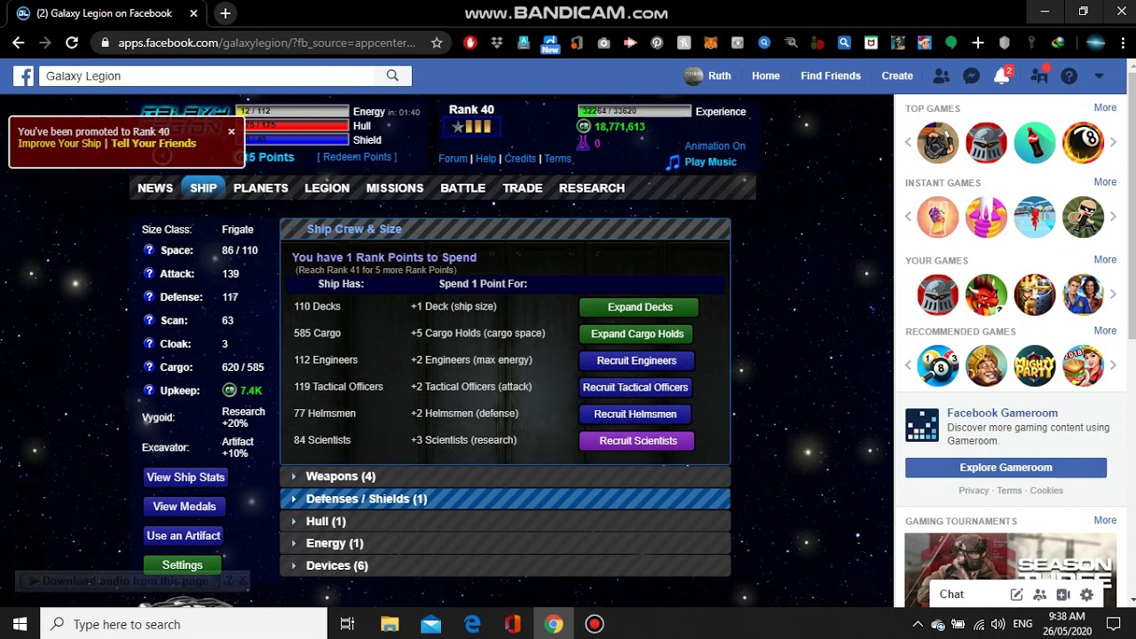 Galaxy Legion Let's Play Game Glimpse - YouTube