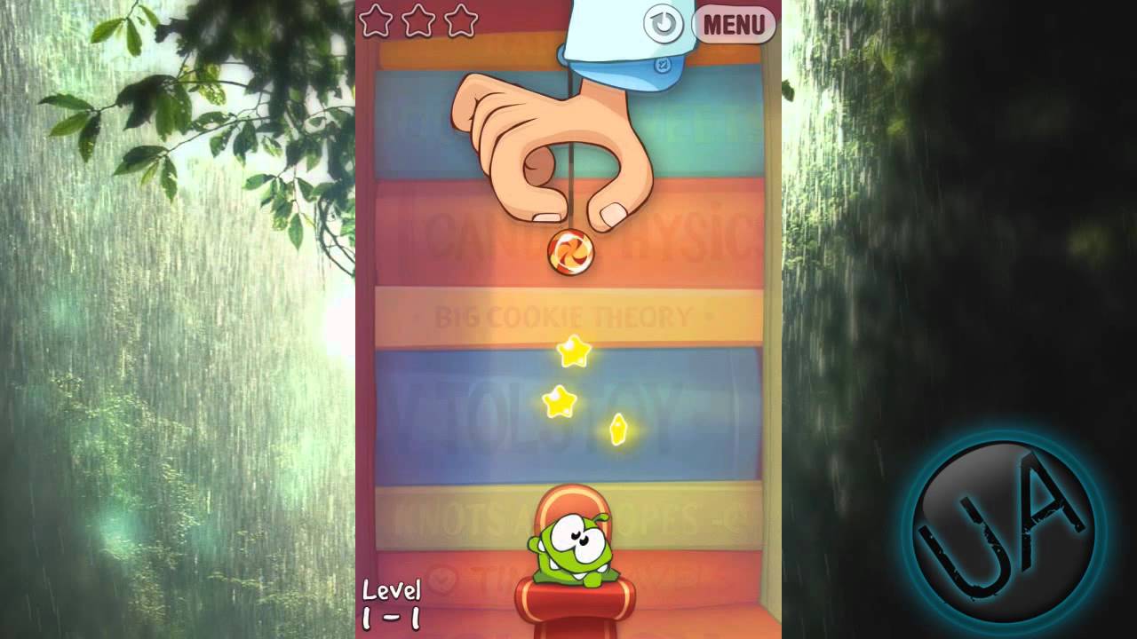 Cut the rope Experiments Gameplay (Ipod touch / Iphone / ipad) - YouTube