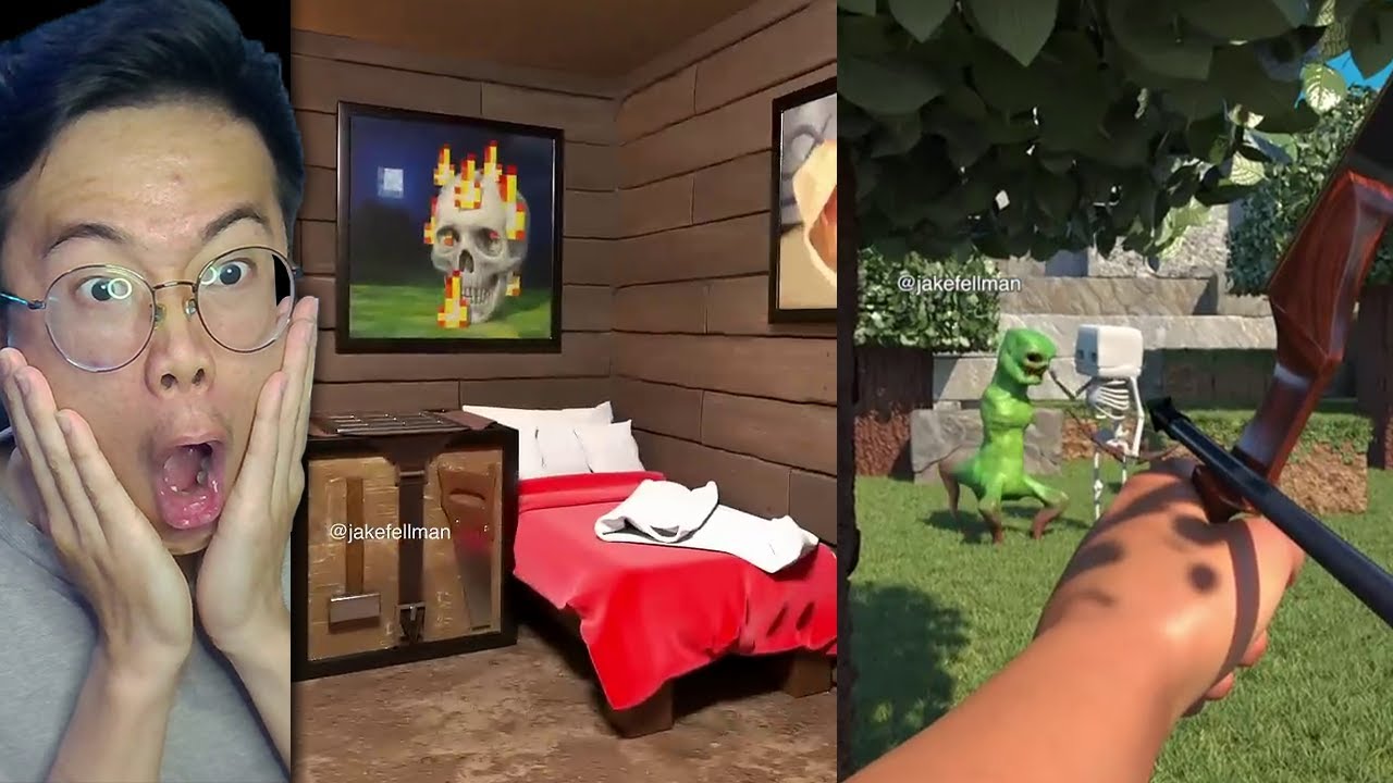 GILA INI SERU DAN REALISTIC BANGET Meme Animation Minecraft RTX An ...