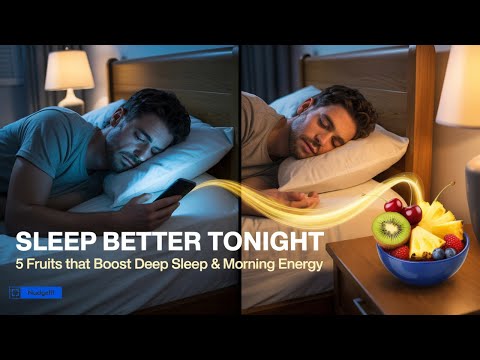 5 Fruits That Help You Sleep Better and Wake Up Energized.