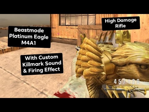 "Bull Soldier Front" [ Beastmode ] Platinum Eagle M4A1 ( High Damage ...