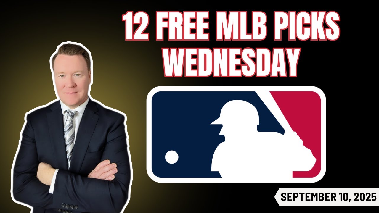 12 FREE MLB PICKS TODAY | WEDNESDAY 9/10/25 l Vernon’s Best MLB Bets ...