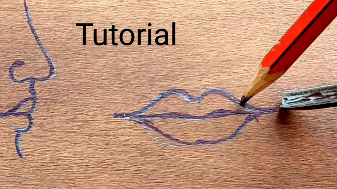 Human Lips make with wood || Tutorial for beginners - YouTube