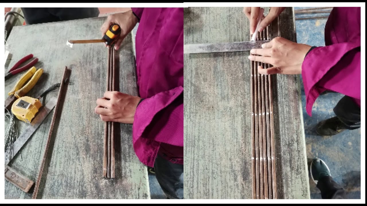 PEMASANGAN BESI TETULANG COLUMN - YouTube