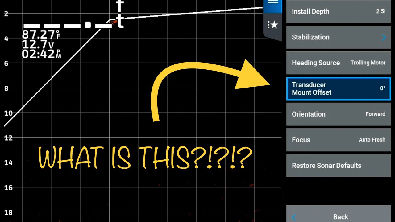 Garmin Livescope: Transducer Mount Offset!!!! - YouTube