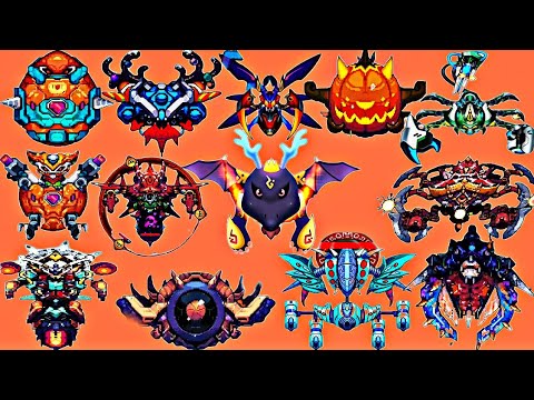 GALAXIGA SHOOTER BOSS 1 TO 13 FIGHT || ALL SPACE SHIP FIGHT || FROOTO ...