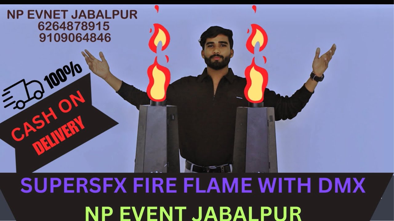 Super sfx fire flame with dmx | 100% cash on delivery sath | abhi ...