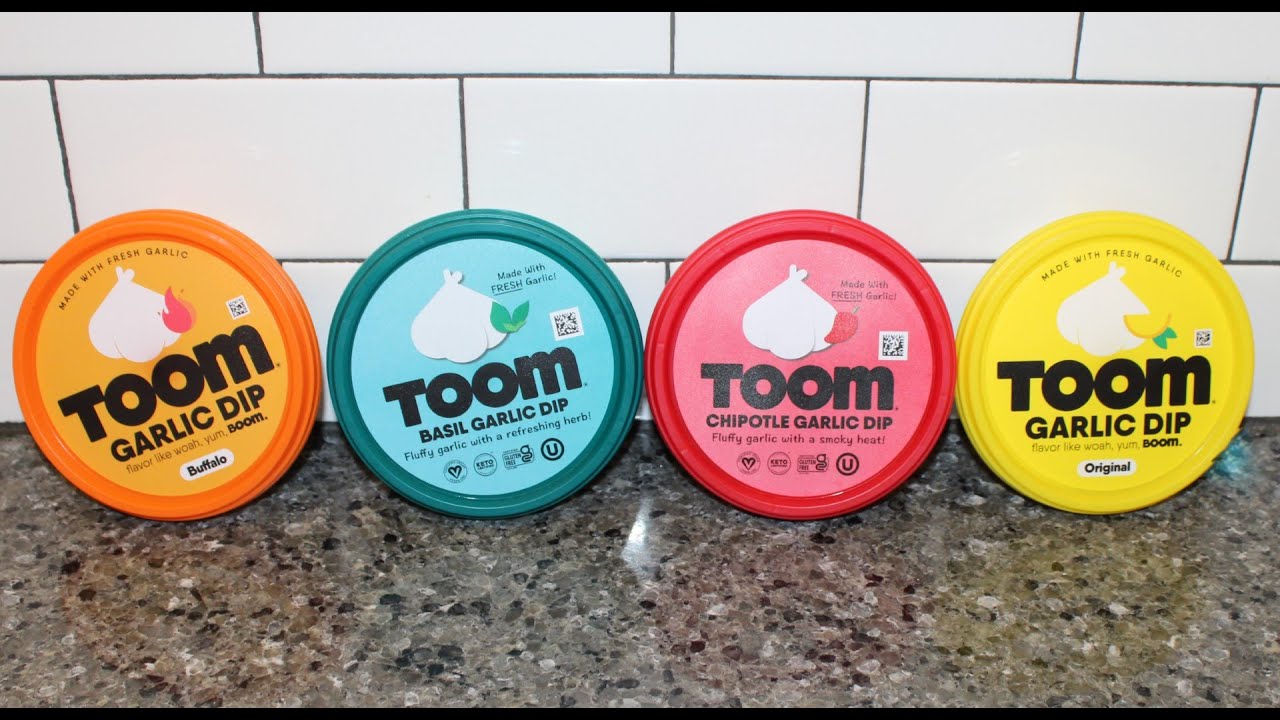 TOOM Garlic Dip: Buffalo, Basil Garlic, Chipotle Garlic & Original ...
