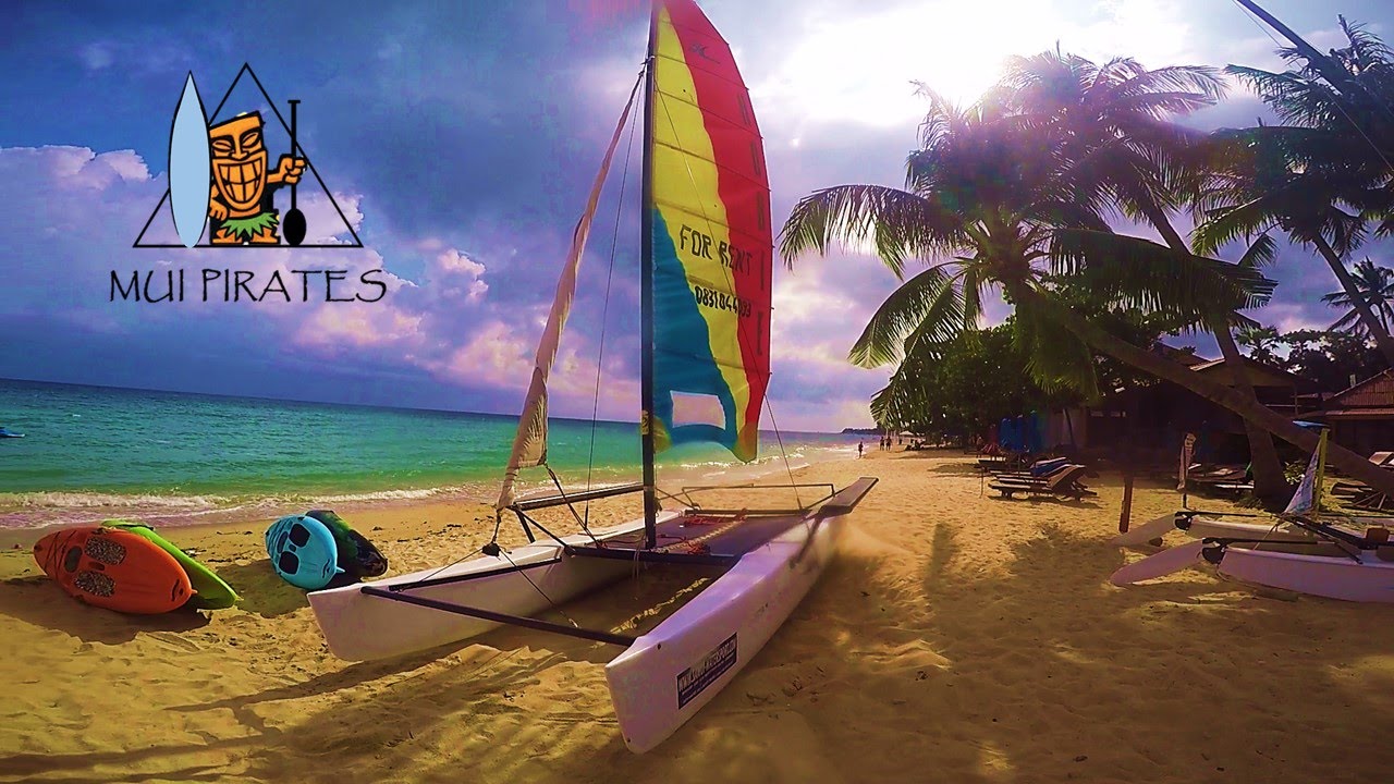 Koh Samui Sailing SUP Surf Snorkeling - YouTube