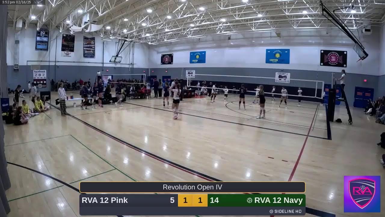 RVA 12 Navy vs. RVA 12 Pink (2025.02.16) - YouTube