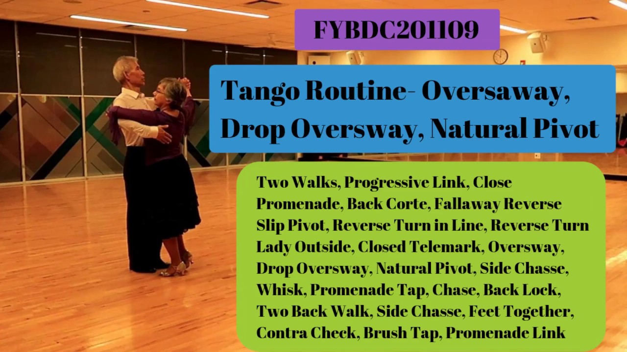Fun Time Tango 1 min Routine - Fallaway Reverse Slip Pivot, Drop ...