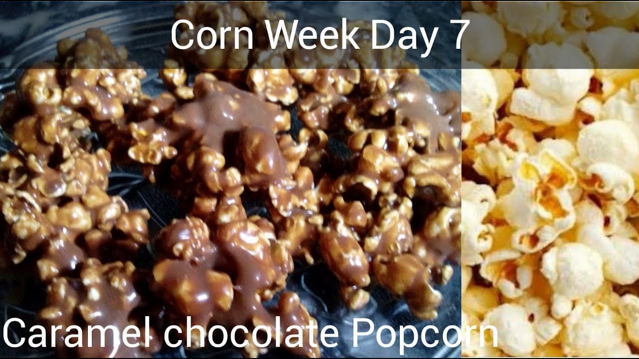 Chocolate Popcorn Recipe | Chocolate Caramel Popcorn | How To Make ...