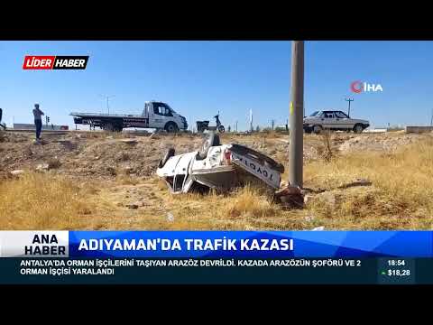 Adıyaman'da korkunç trafik kazası !