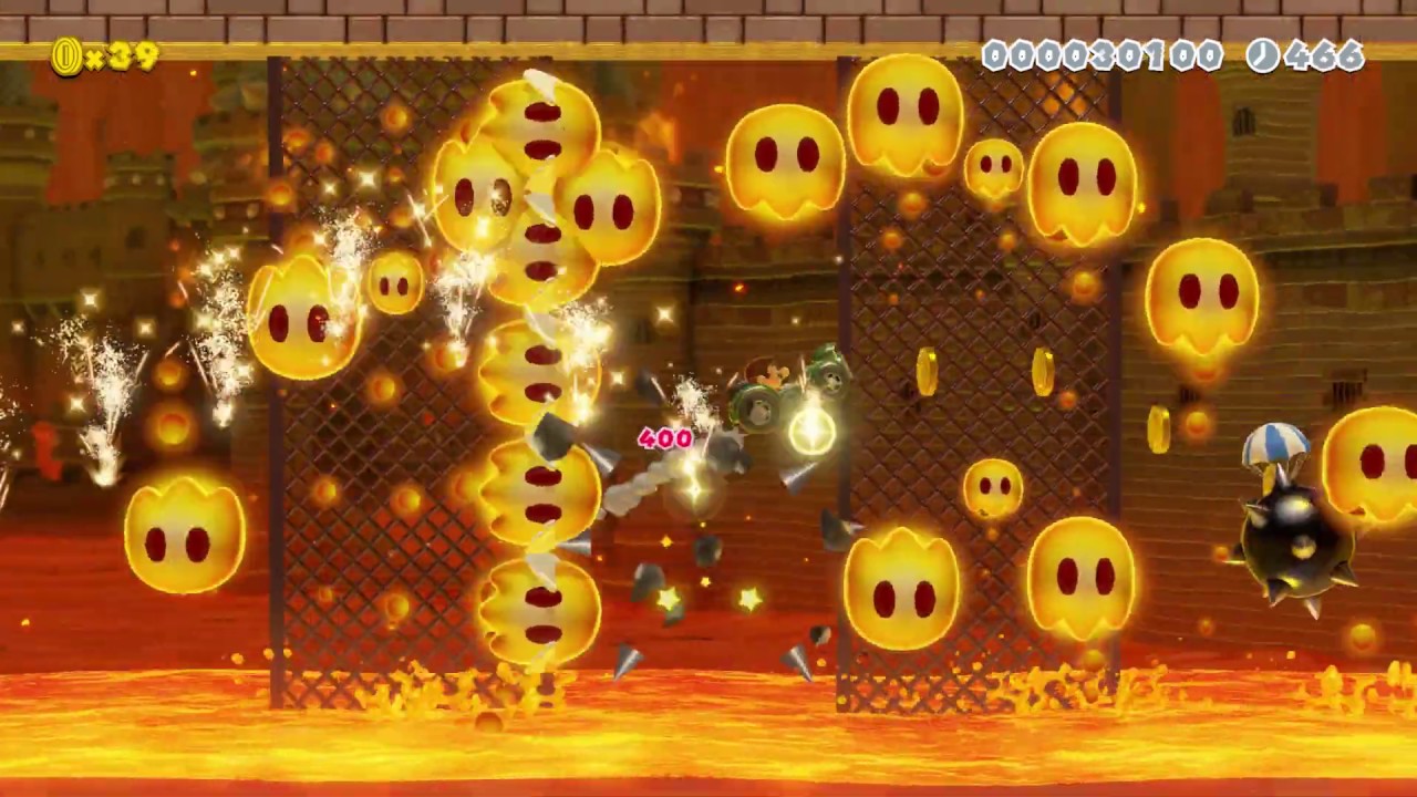 Fire Wall Chase (Super Mario Maker 2) - YouTube