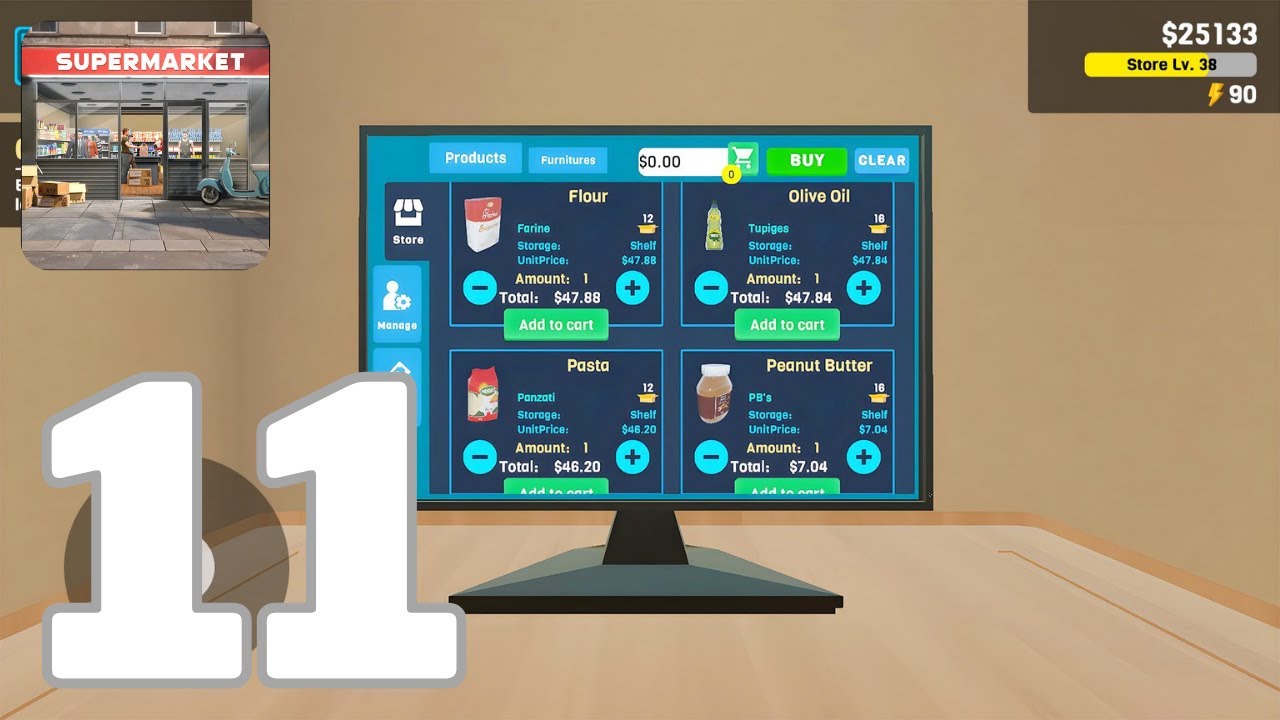 Manage Supermarket Simulator - Gameplay Walkthrough Part 11 (iOS ...