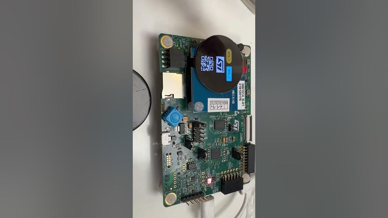 STM32 TouchGFX demo - YouTube
